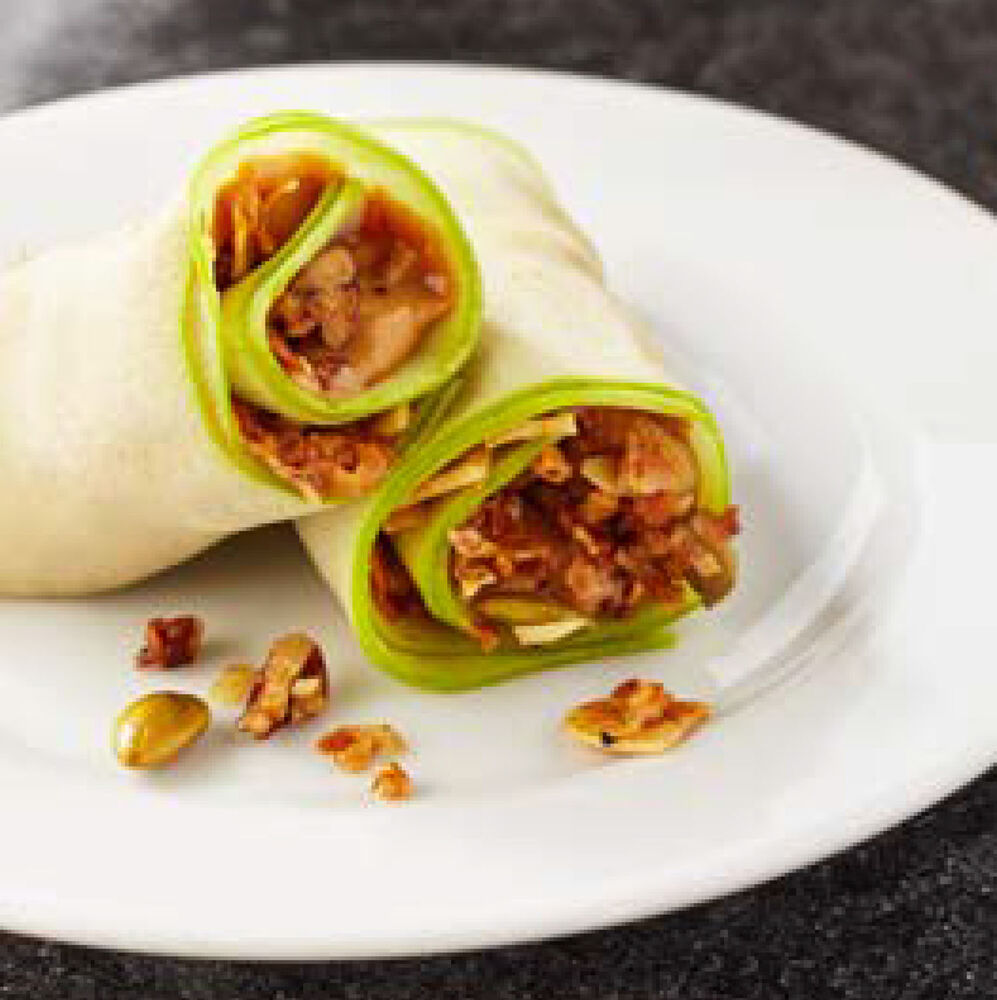 Apple Wraps with Almond Butter and Granola Recipe | Sur La Table