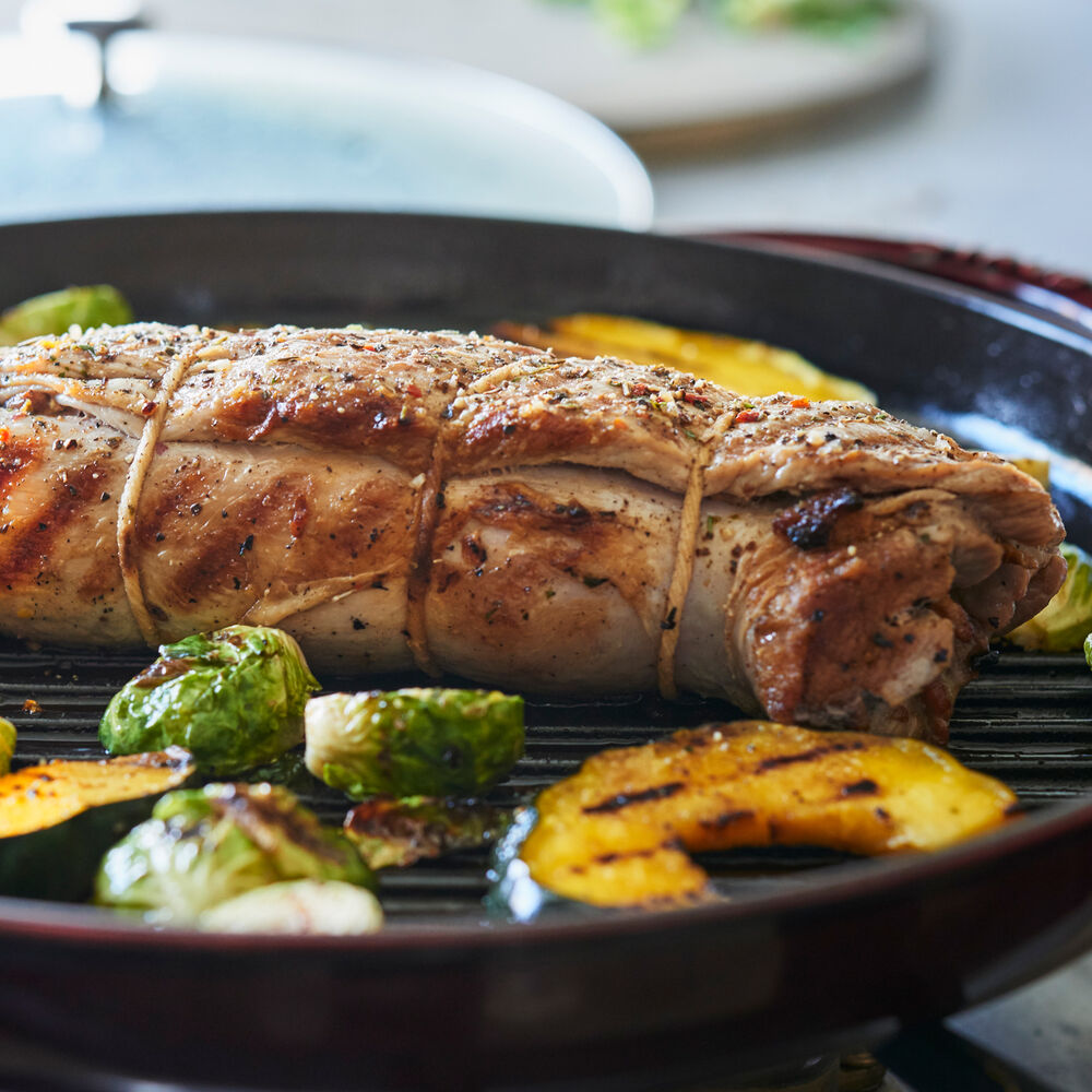 Steam-Grilled Stuffed Pork Loin | Sur La Table