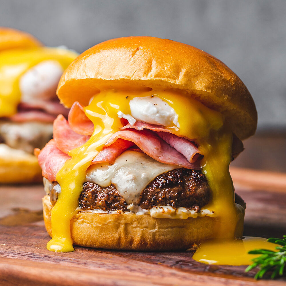 Eggs Benny Burger Recipe | Sur La Table
