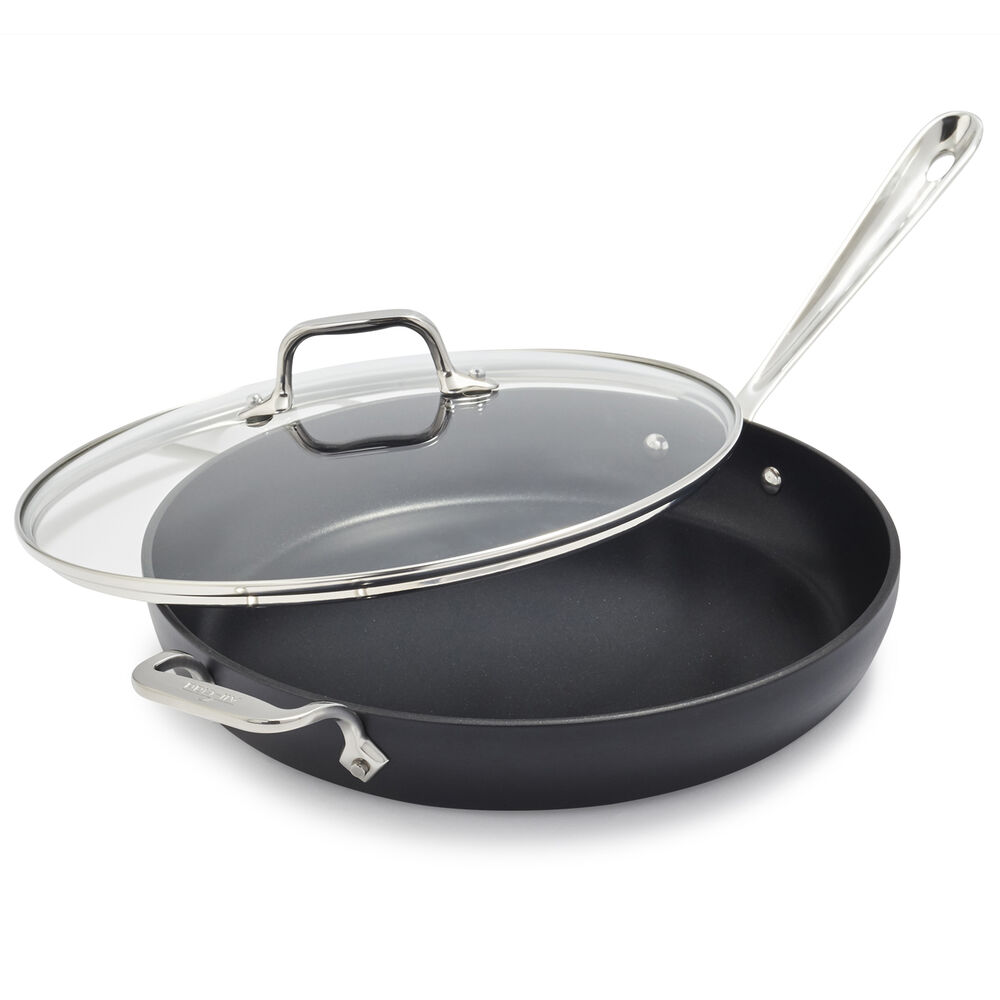 All Clad Ha1 Nonstick Covered Skillet 12 Sur La Table