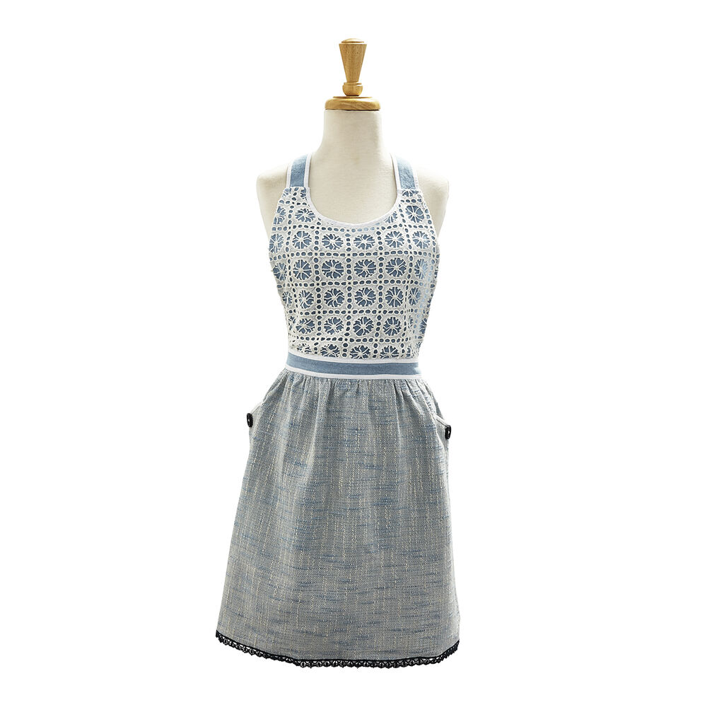 Blue Lace Apron | Sur La Table